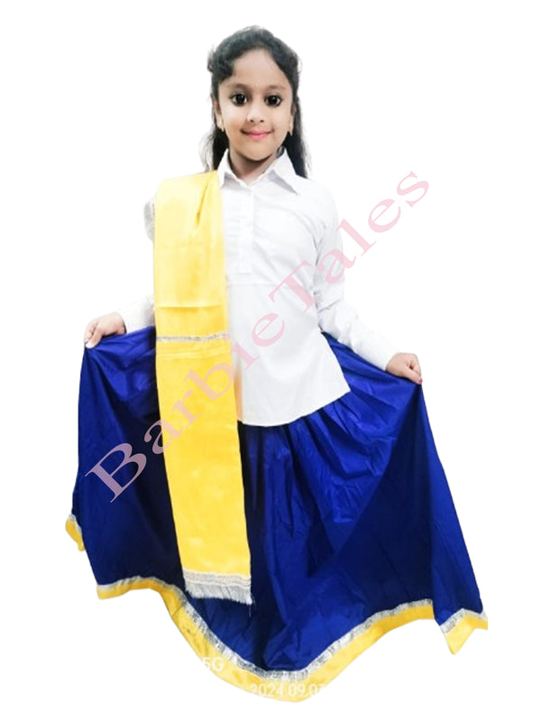 Haryana Haryanvi Dress for Girl Indian State - BarbieTales.com